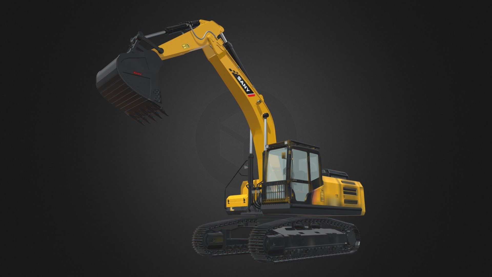 Sany SY365H - 3D model by MSR-Group (@3Dmsr-group) [cb04f72] - Sketchfab