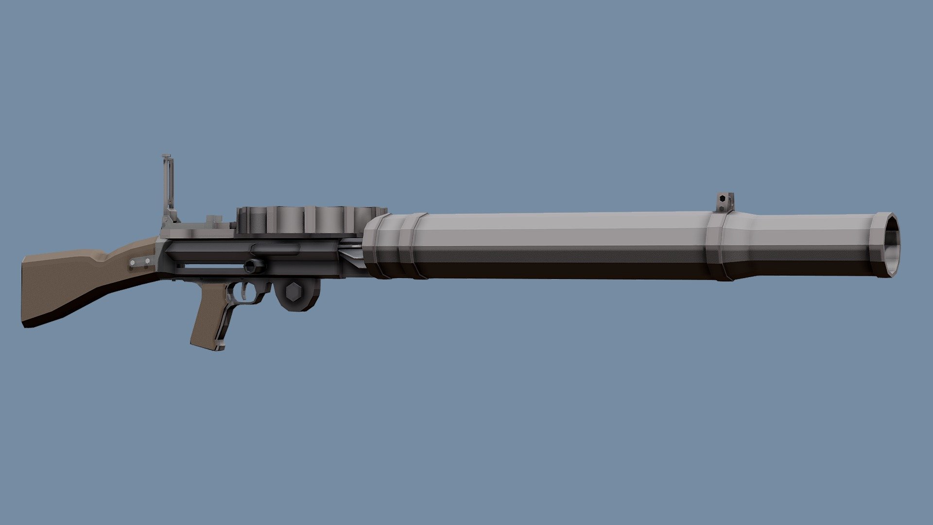 Low-Poly Lewis Gun - Download Free 3D model by TastyTony [cb05797 ...