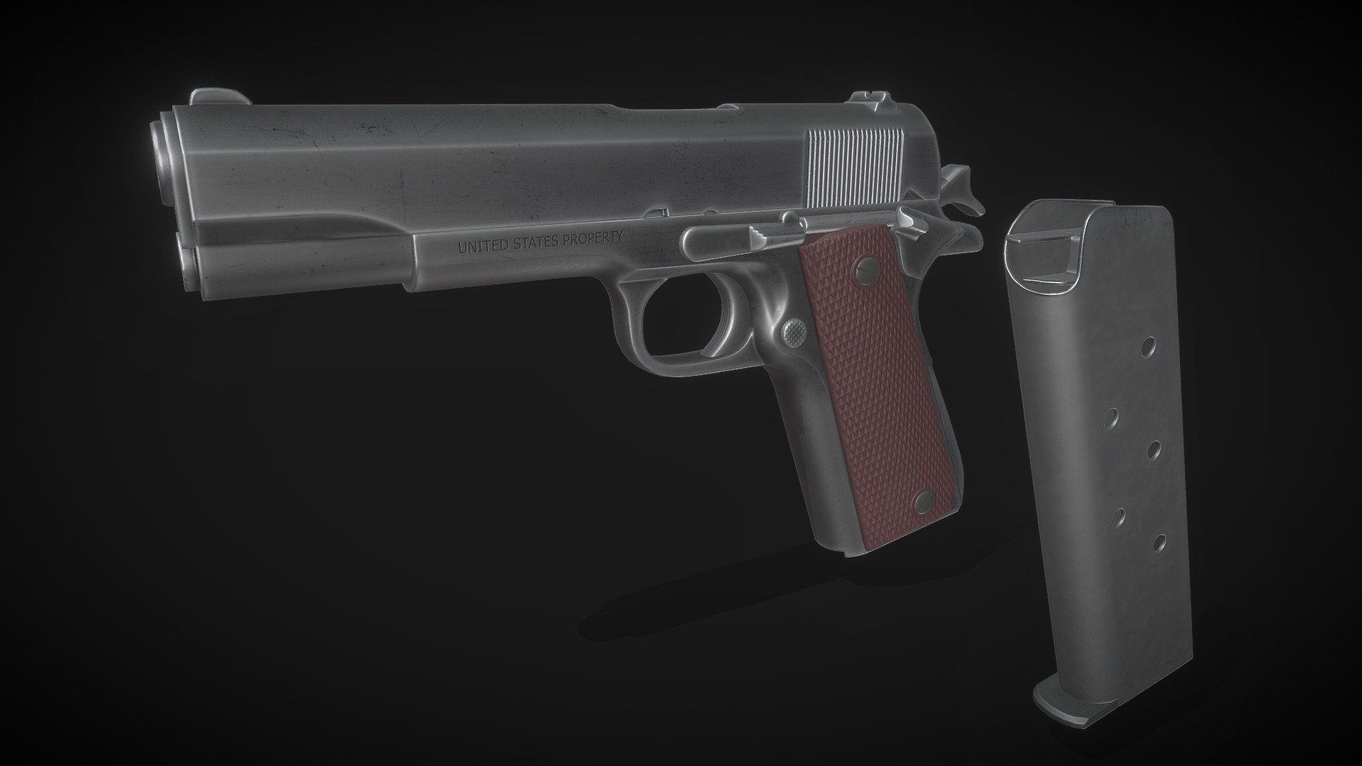 M1911 - Buy Royalty Free 3D model by Raystorm [cb05baa] - Sketchfab Store