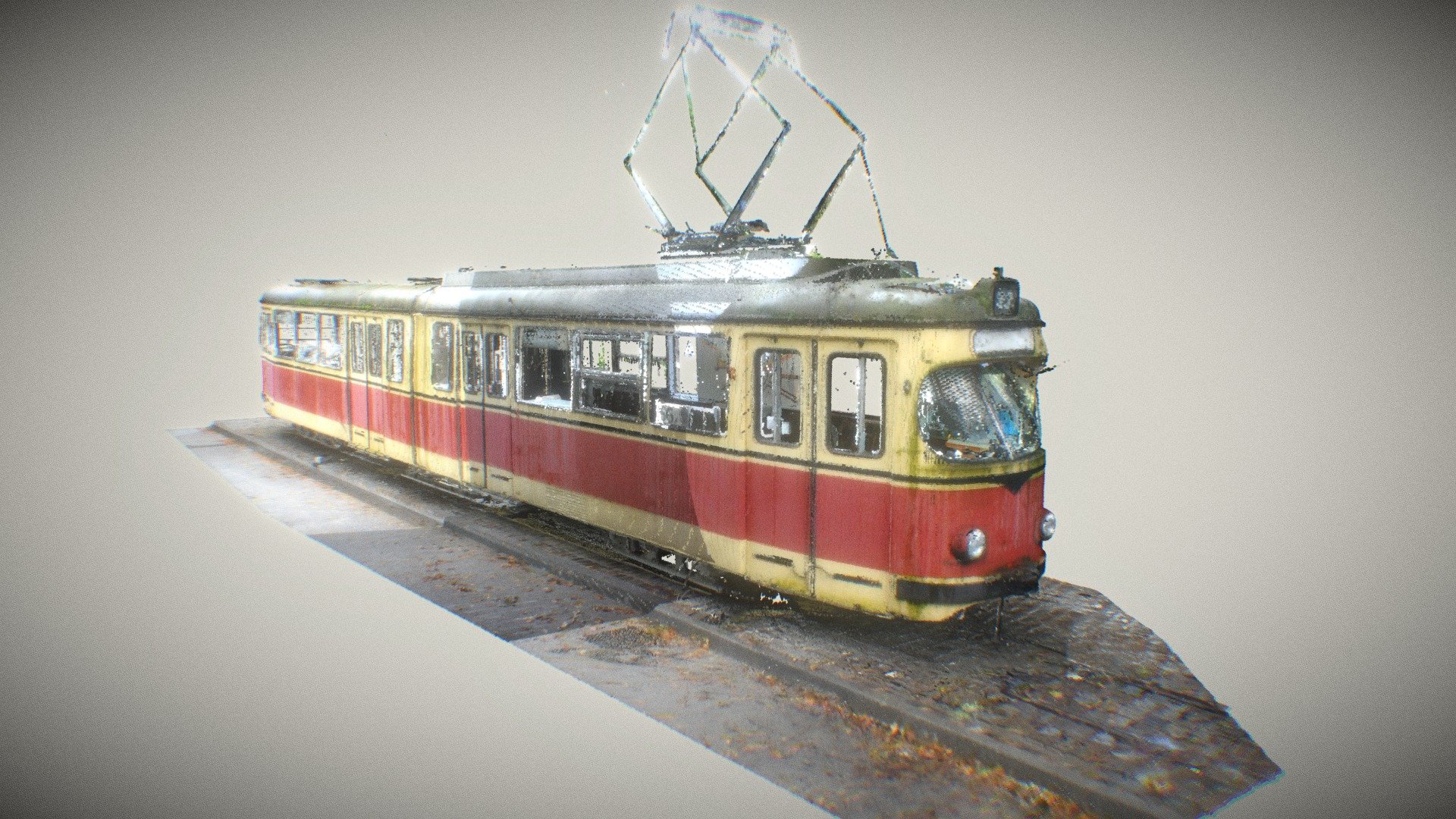 Museum Tram Duewag GT6 - 3D model by 13issues [cb060cf] - Sketchfab