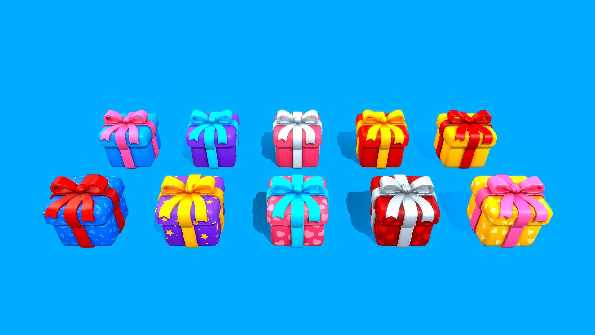 Gift Boxes Square - 3D model by Lokiana (@lokiana.art) [cb067d6 ...