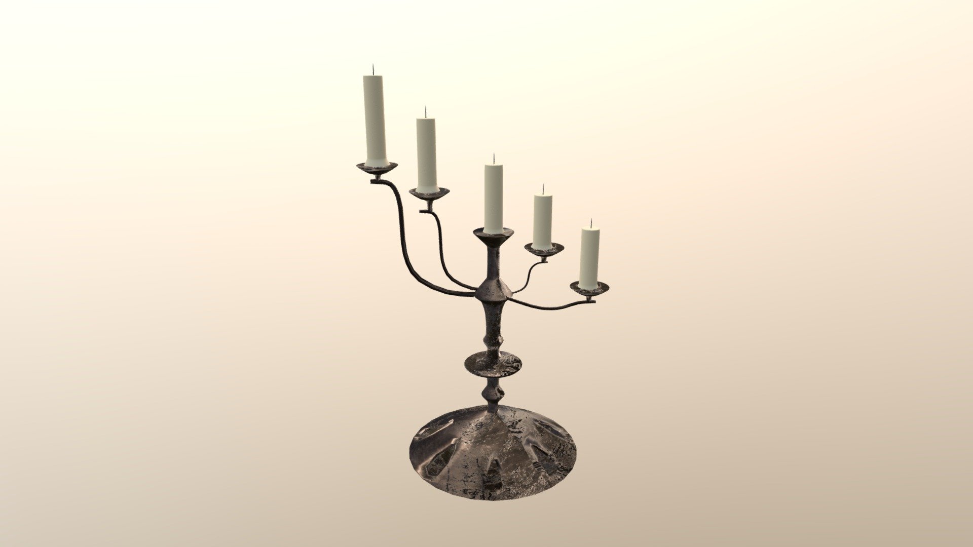 candlestick - 3D model by Qyyyy [cb07efa] - Sketchfab