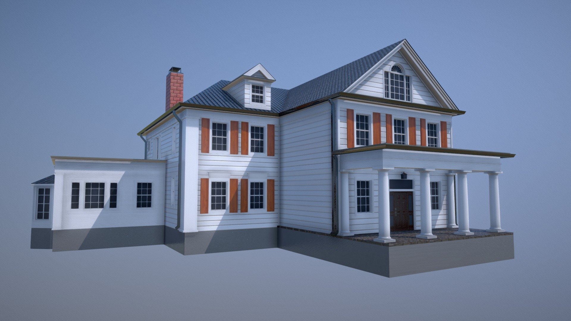 Suburban House 5 - 3D model by VattalusAssets [cb082ba] - Sketchfab
