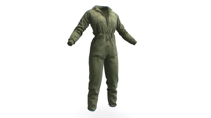 Boilersuit 3D models - Sketchfab
