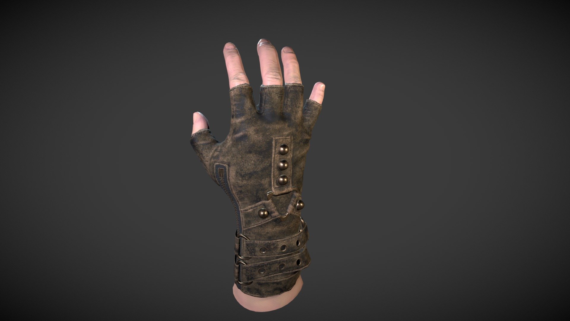 hand_glove_lowpoly - 3D model by arin (@ab1991085) [cb0c69e] - Sketchfab