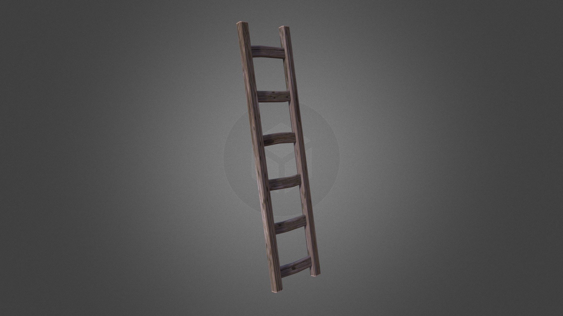 Wooden ladder - 3D model by leglobule3d [cb0dc04] - Sketchfab