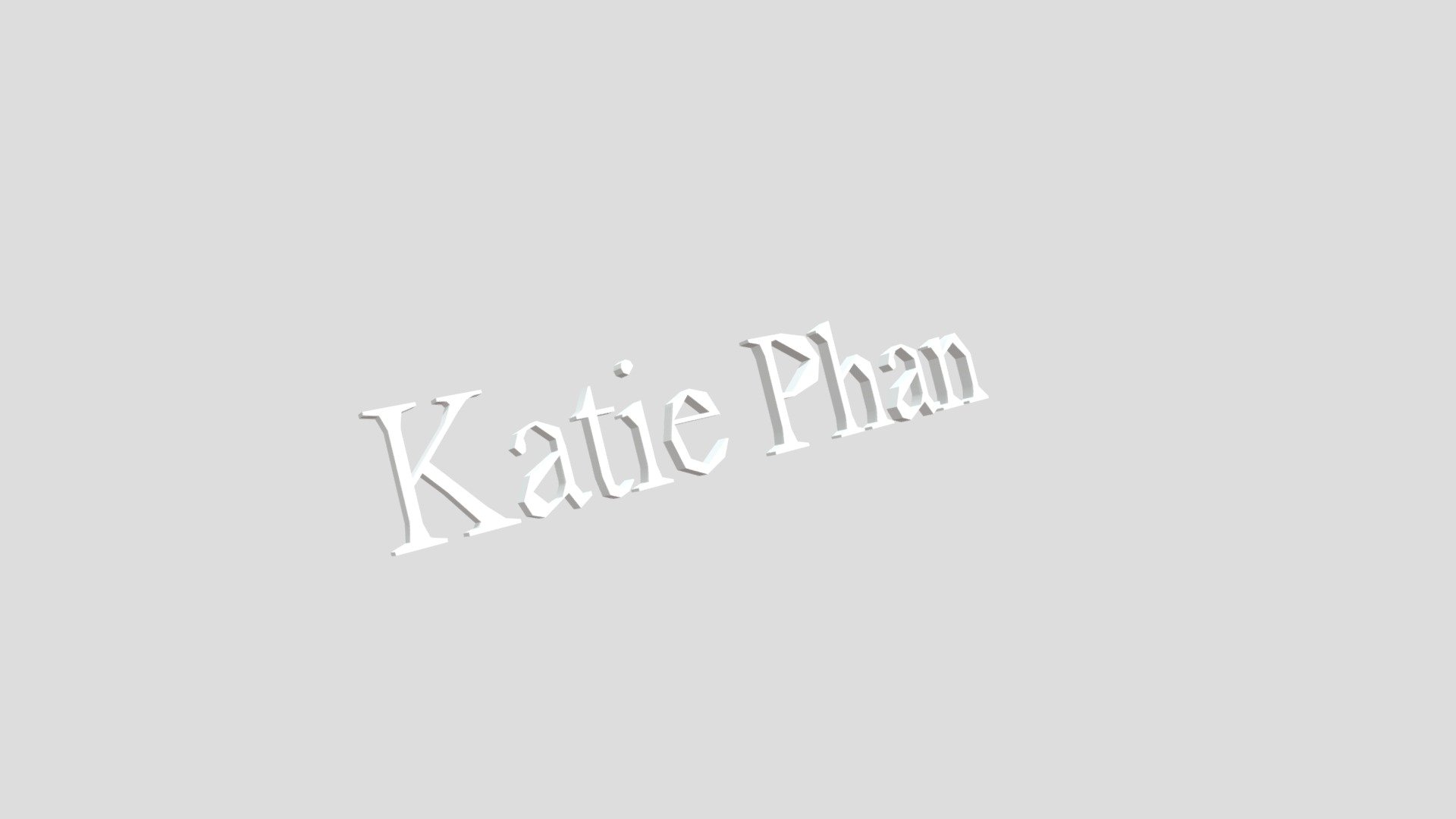 Signature - Download Free 3D model by katielphan [cb110c4] - Sketchfab