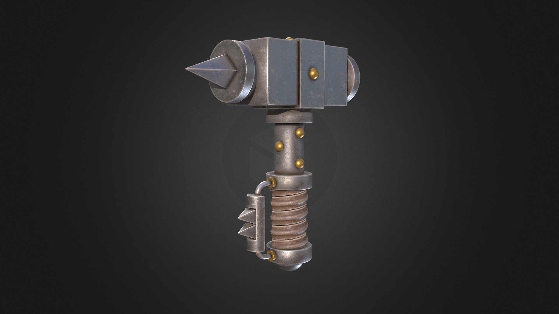 Stylised Hammer - 3D model by yogesh.3dworld [cb11874] - Sketchfab