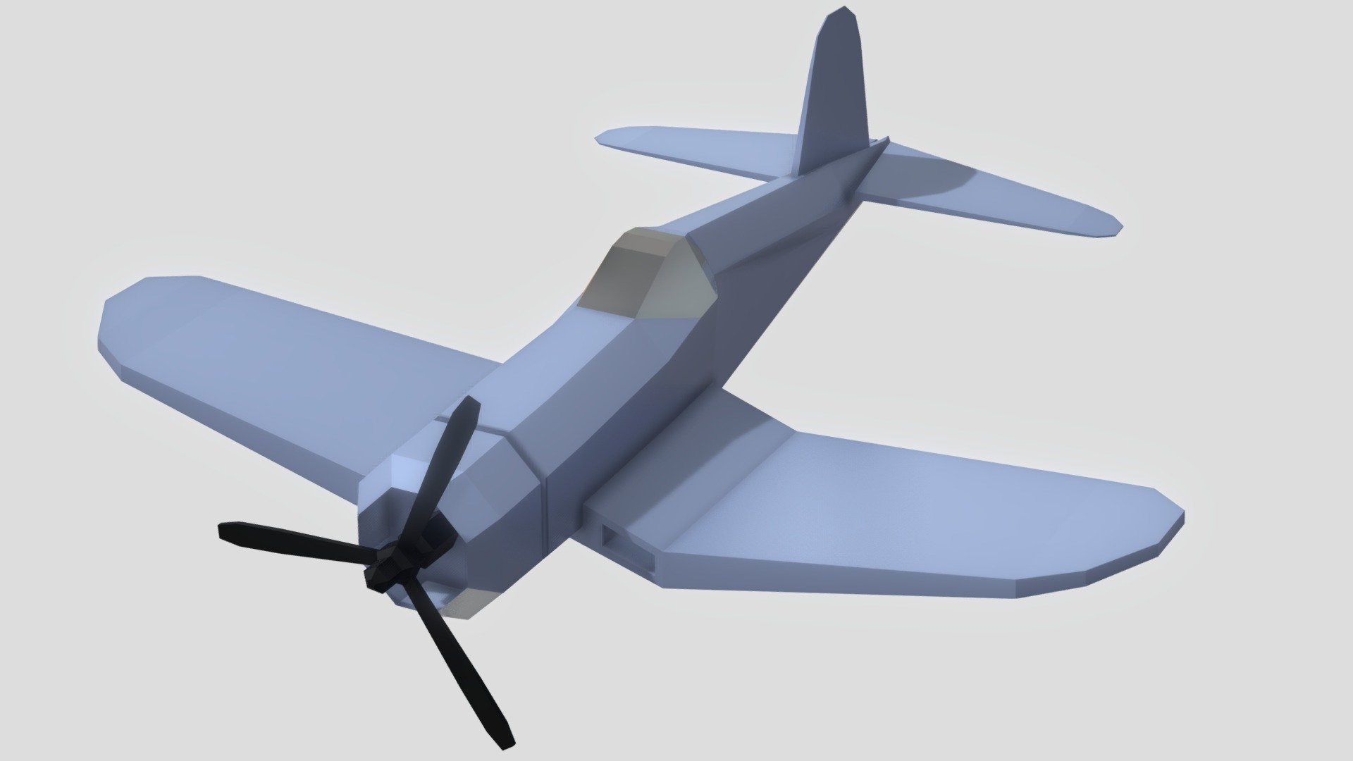 F4U Corsair - Low Poly - Download Free 3D model by Wersaus33 [cb11ebb ...