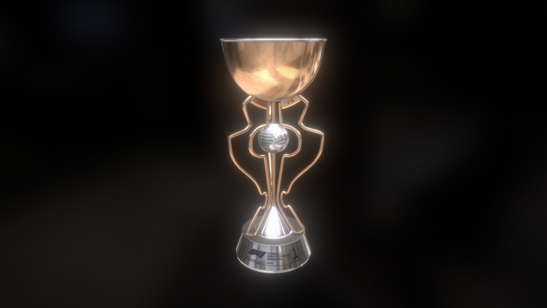F1 Trophy - Russia Formula 1 GP - Buy Royalty Free 3D model by Machine ...