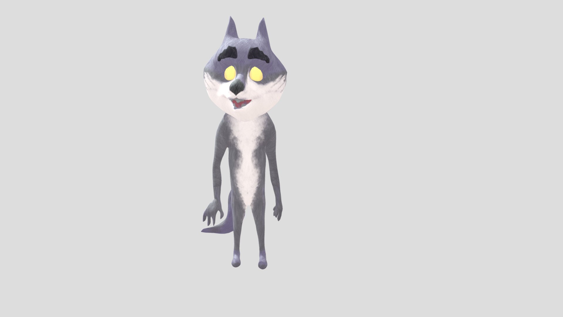 Albert the Unloved Wolf - 3D model by felifan [cb136f5] - Sketchfab