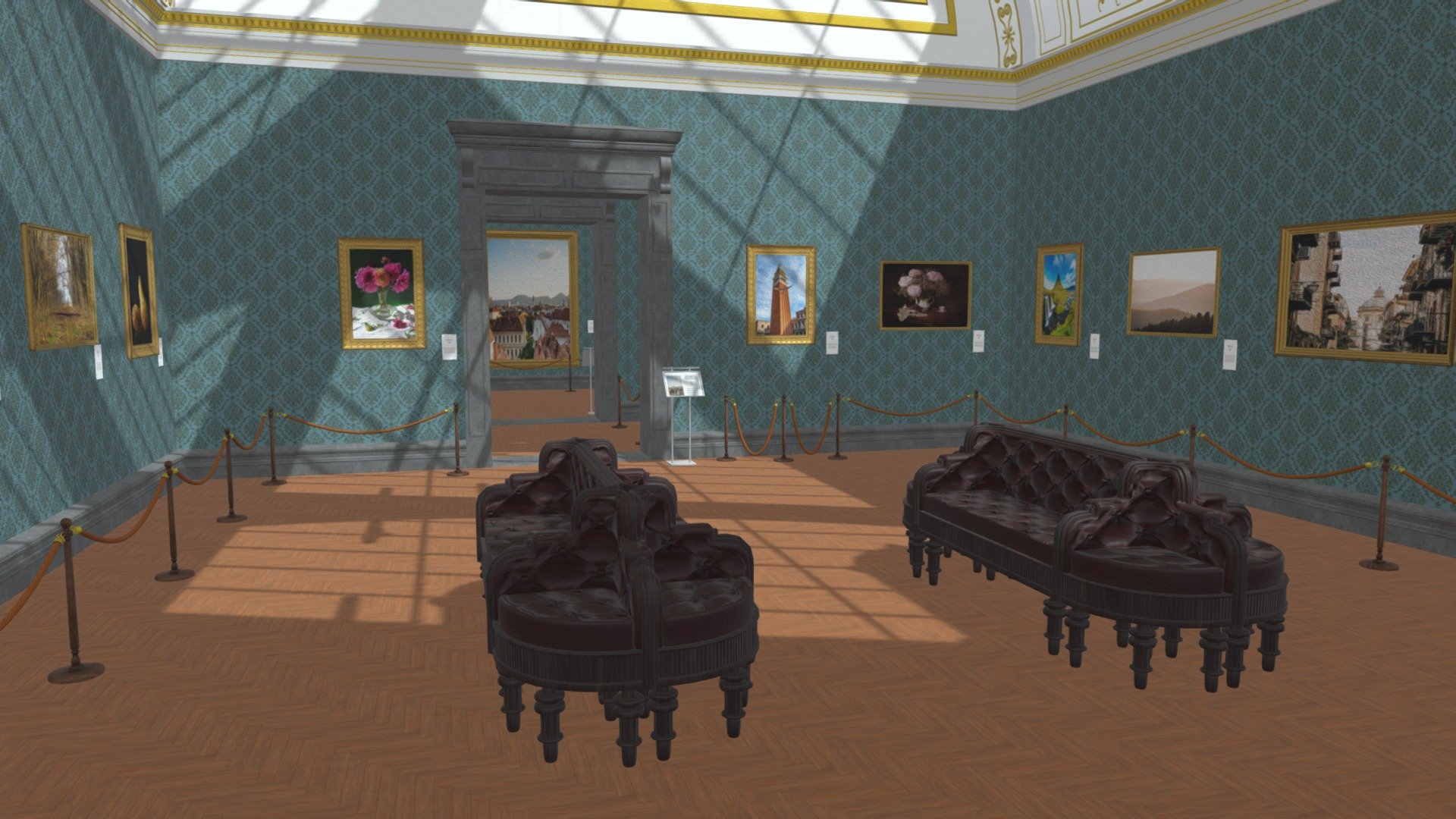 Art Gallery Vol.6 - Modular Museum - Buy Royalty Free 3D model by ...