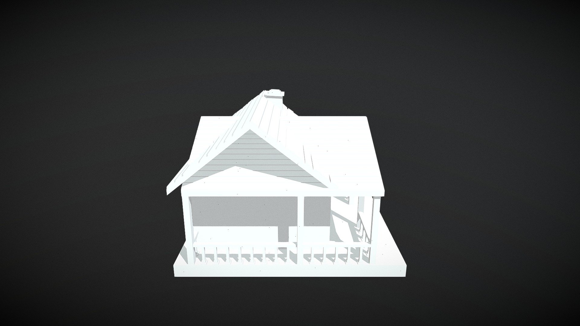 Simple_house - Download Free 3D model by threadripper [cb17ff5] - Sketchfab