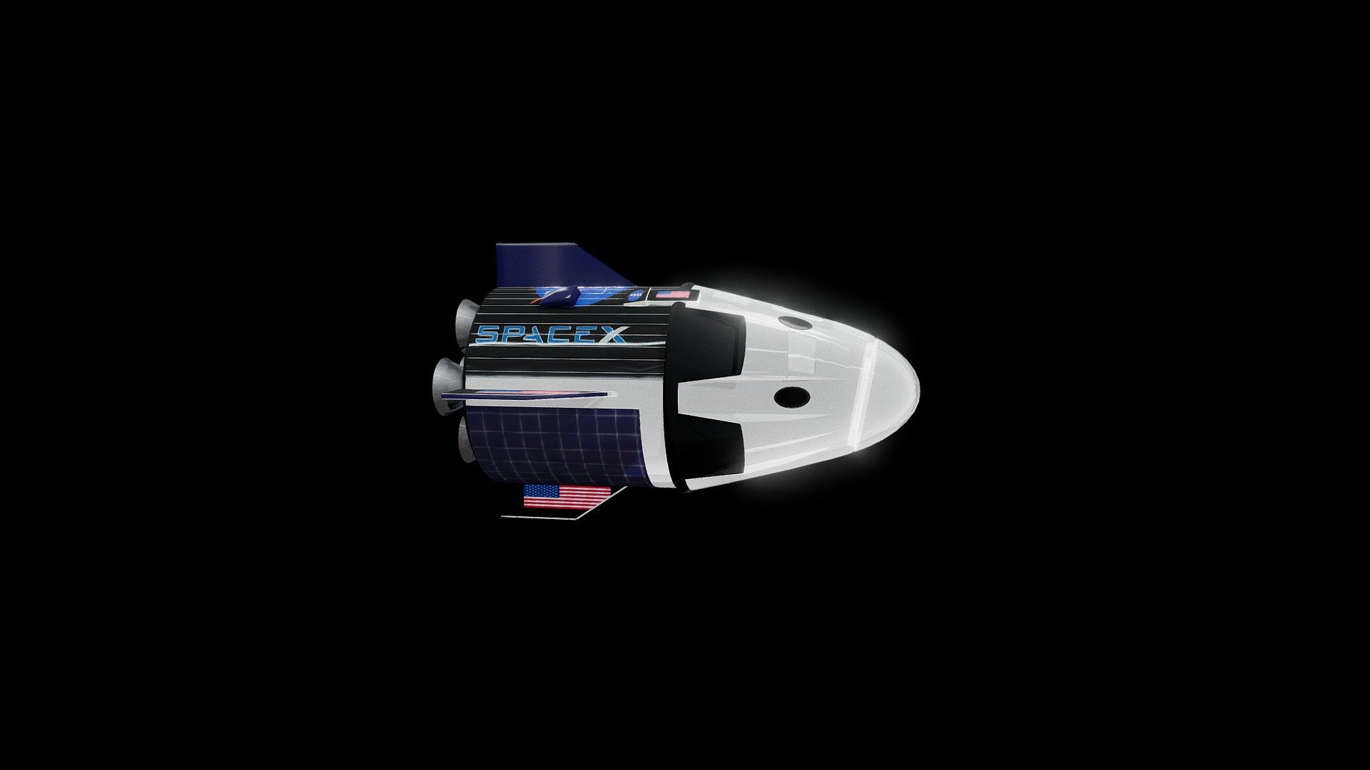 Space X Crew Dragon - Download Free 3D model by dannzjs [cb180c7 ...