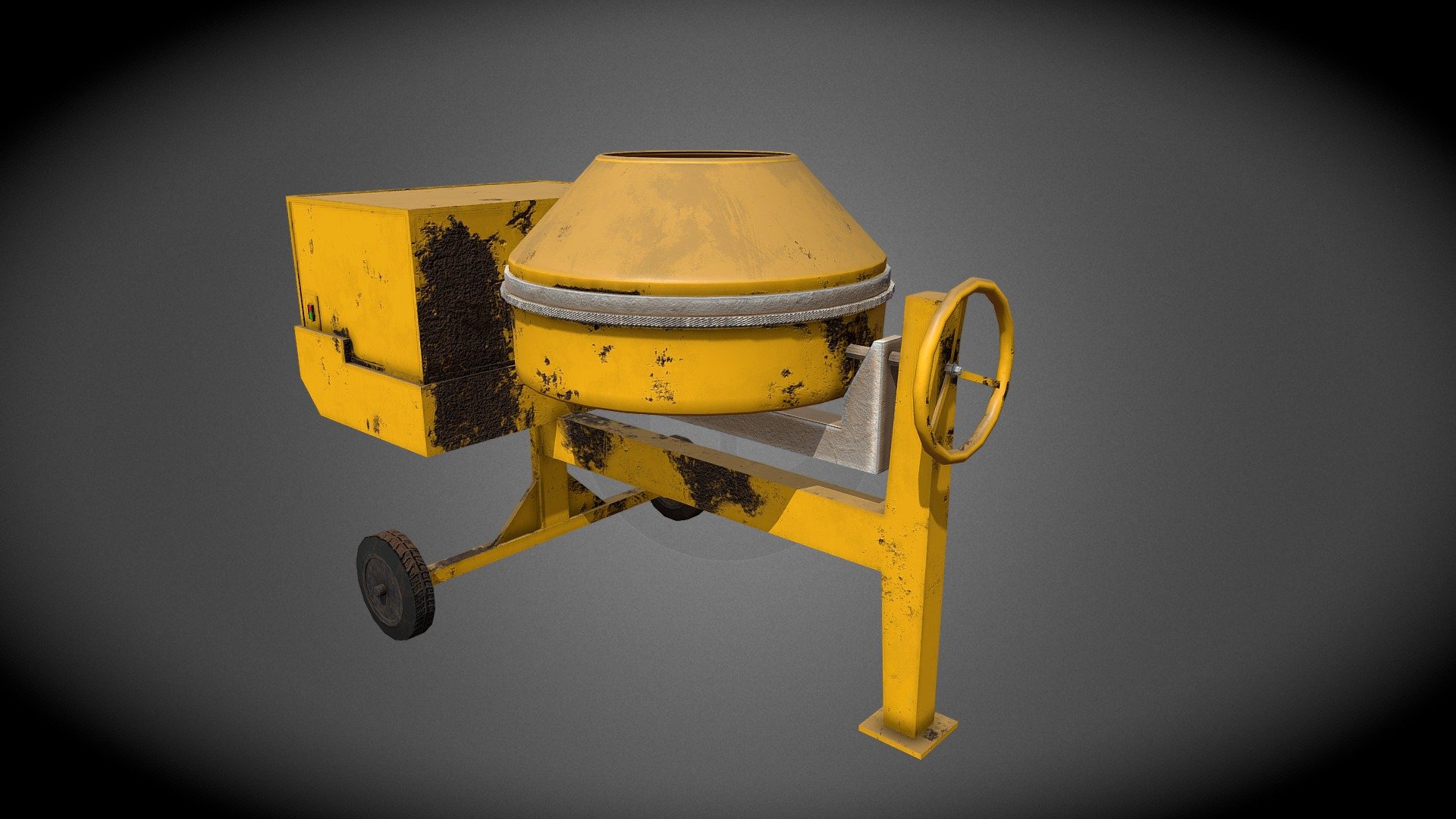 Cement_Mixer - 3D model by jsorens (@Jotunungen) [cb18d47] - Sketchfab