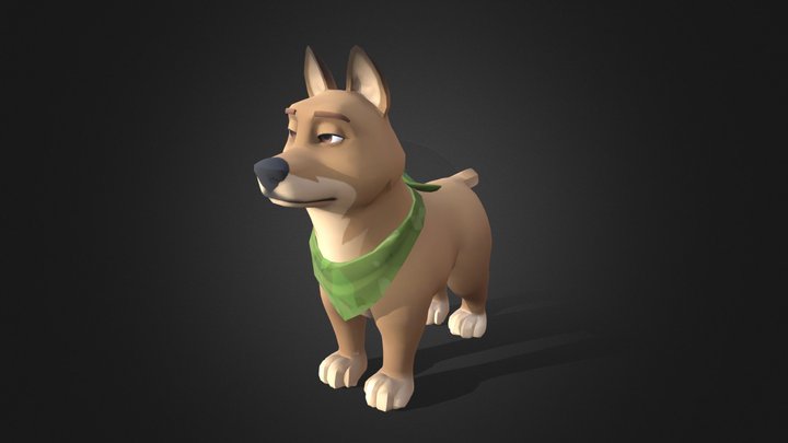Fortnite-game-dog 3D models - Sketchfab