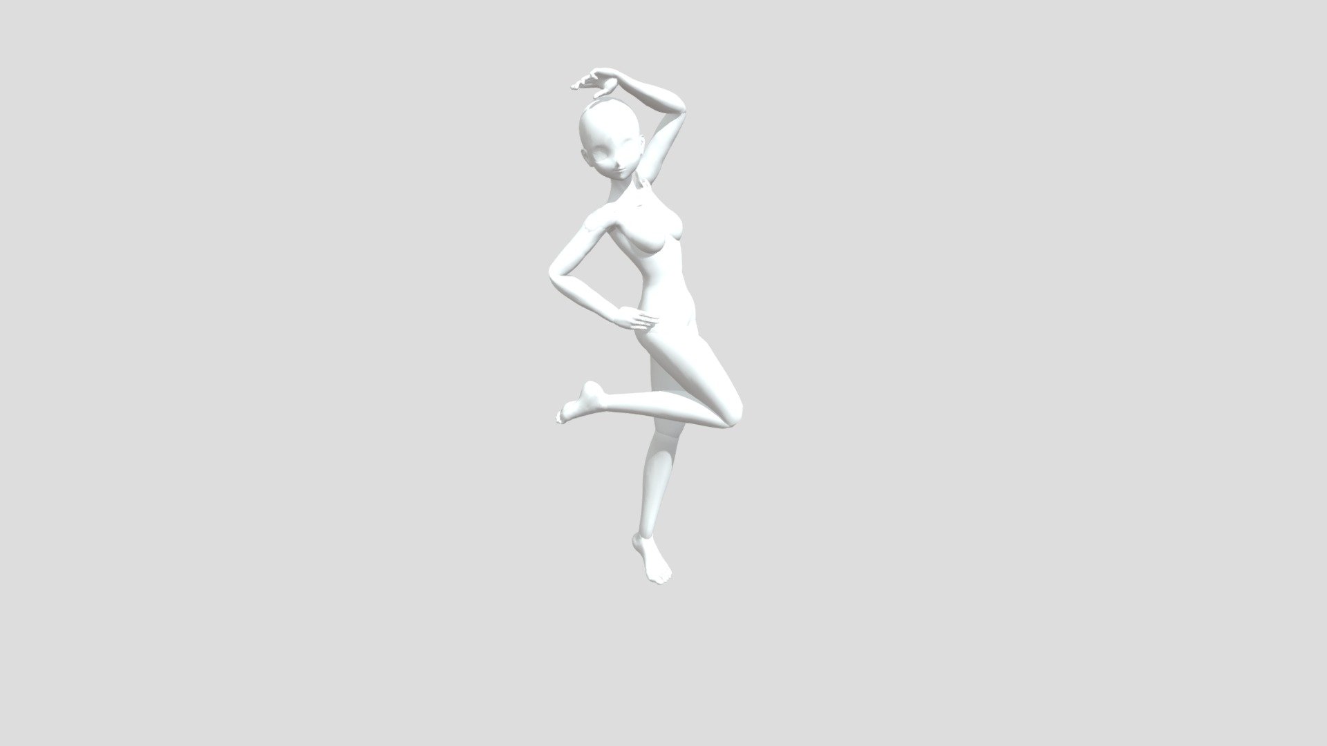 Female Standing Pose - 3D model by Gehlado (@antonfilho) [cb1c2c8 ...
