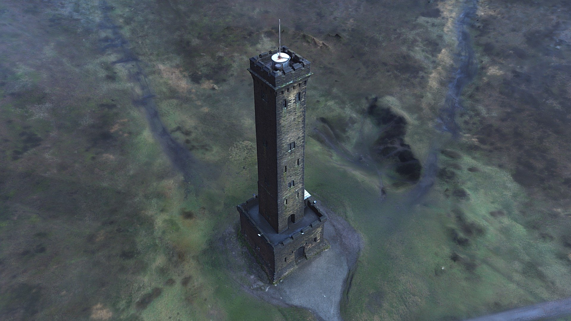Peel Monument - Ramsbottom - 3D model by 808-Studio [cb1ce28] - Sketchfab