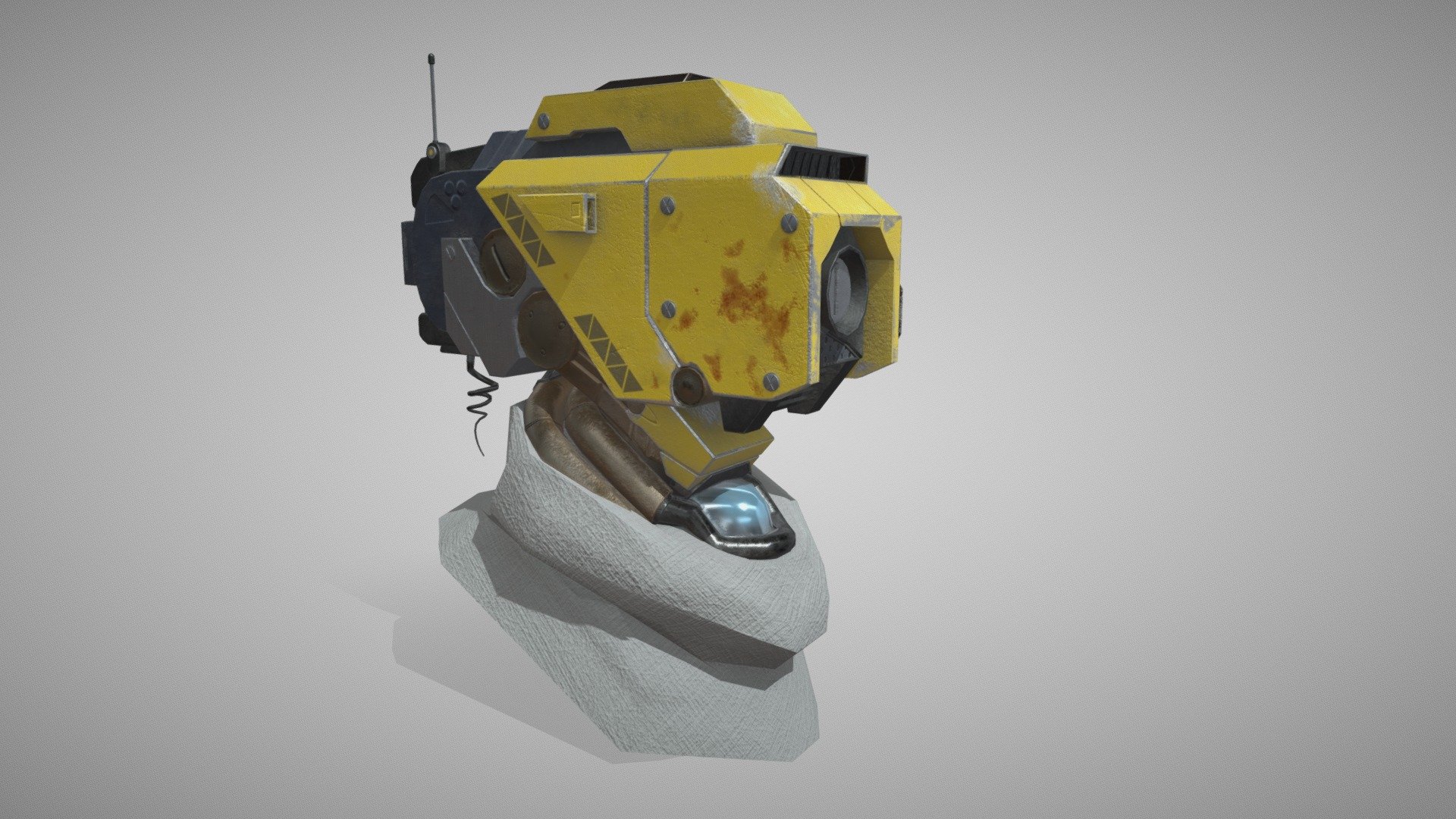 Robot Amarillo - 3D model by n_martinez. [cb21dbd] - Sketchfab