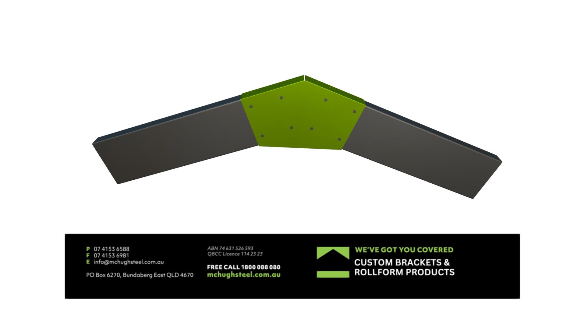 DWG079 C250 X 20 DEG APEX BRACKET - 3D model by mchughsteel [cb22780 ...