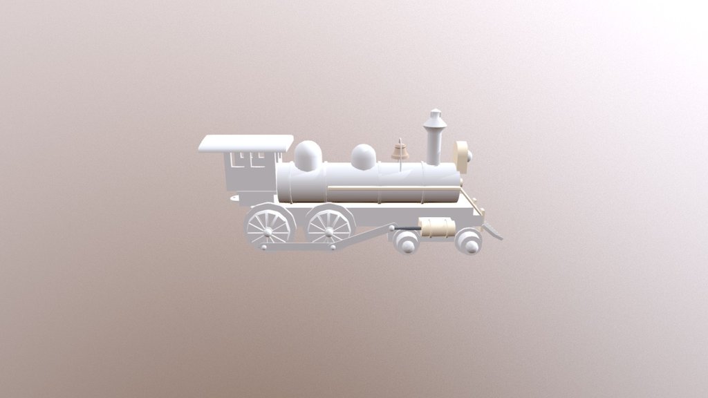 Vintage Wooden Train Draft - 3D model by Khoe Huynh (@huynhkhoe ...