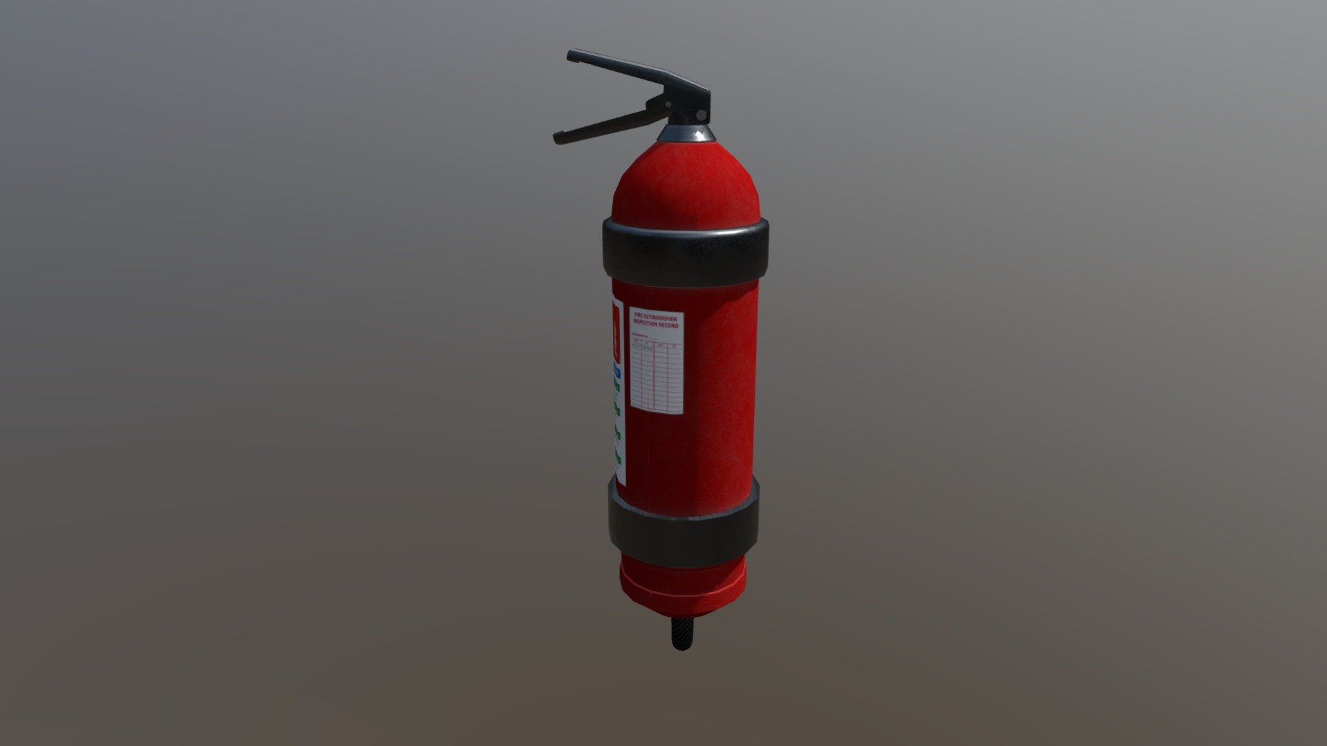 Fire Extinguisher - 3D model by greenviperhd [cb230ff] - Sketchfab