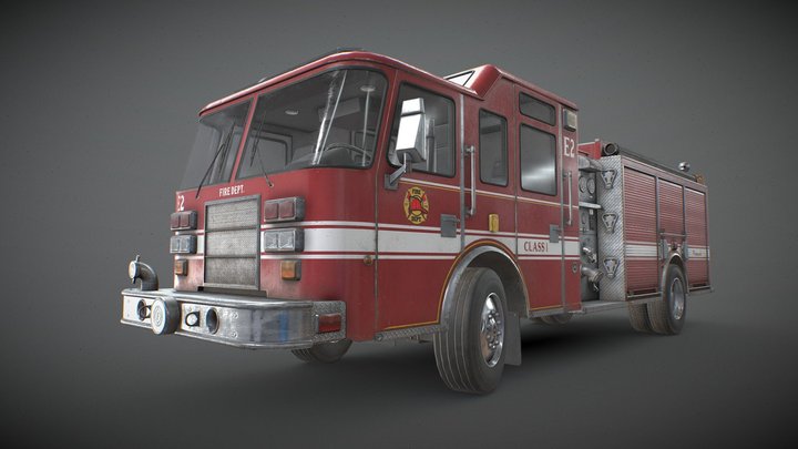 Firetruck 3D models - Sketchfab