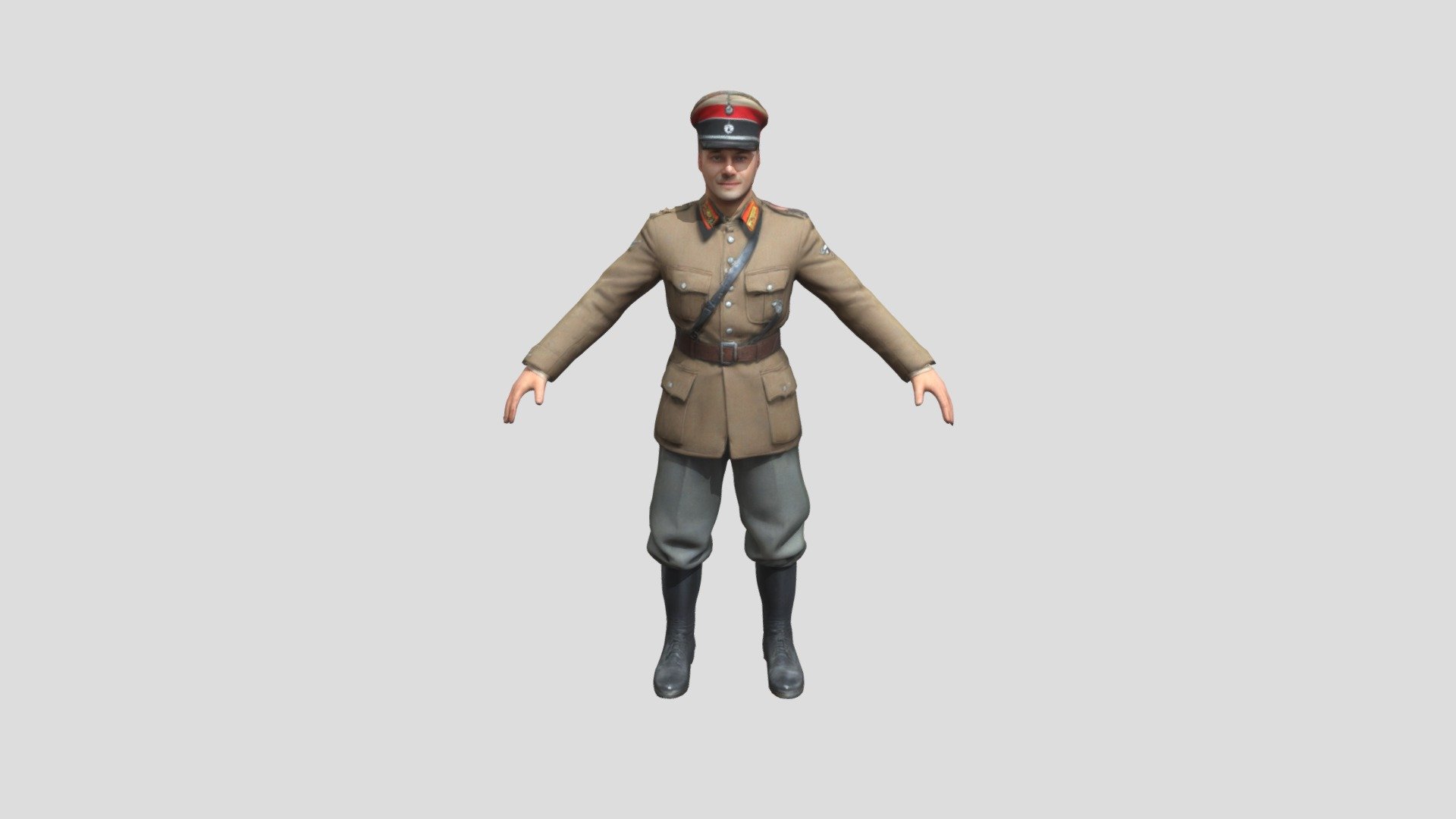 German general soldier - 3D model by alexsandraschulze82 [cb237e6 ...