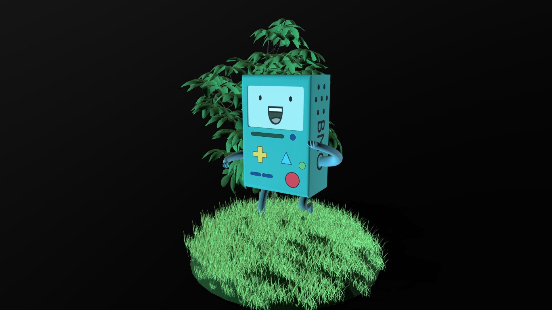 Adventure time BMO. - 3D model by Tosinoalopobre [cb2409c] - Sketchfab
