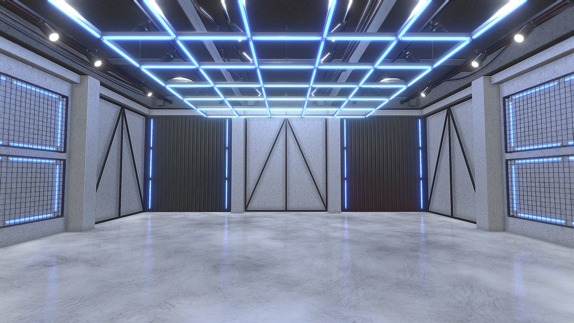 Neon Urban Room 1 - 3D model by NEONPLEX [cb245d4] - Sketchfab