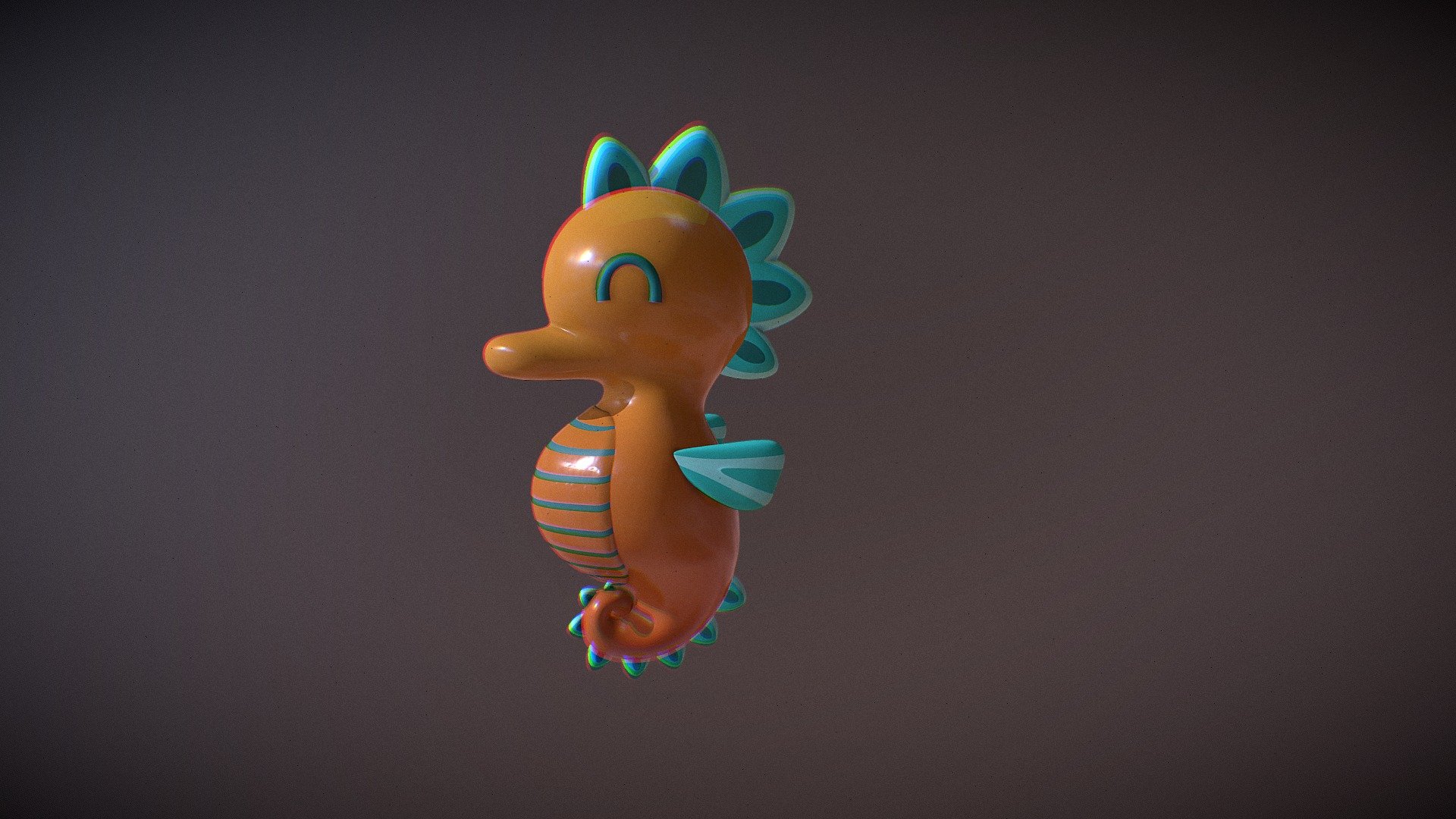 Stylized Seahorse - Buy Royalty Free 3D model by wingstech.3d [cb249e0] - Sketchfab Store