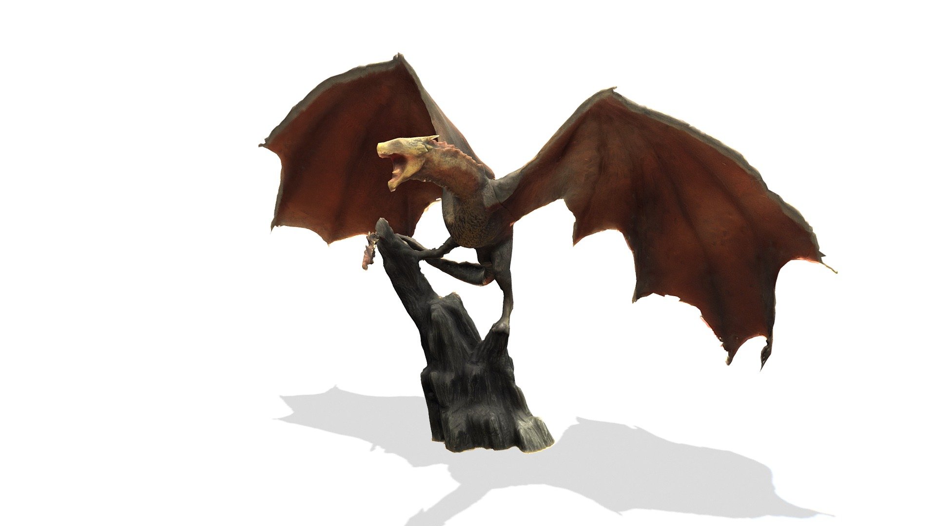 Games of Thrones - Drogon Resin Figure Scan - Download Free 3D model by ...