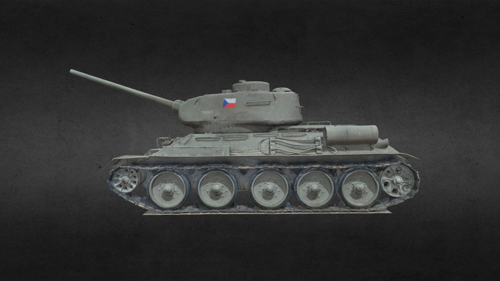 T-34 - 3D model by Digitization centre of Slovak National Gallery ...