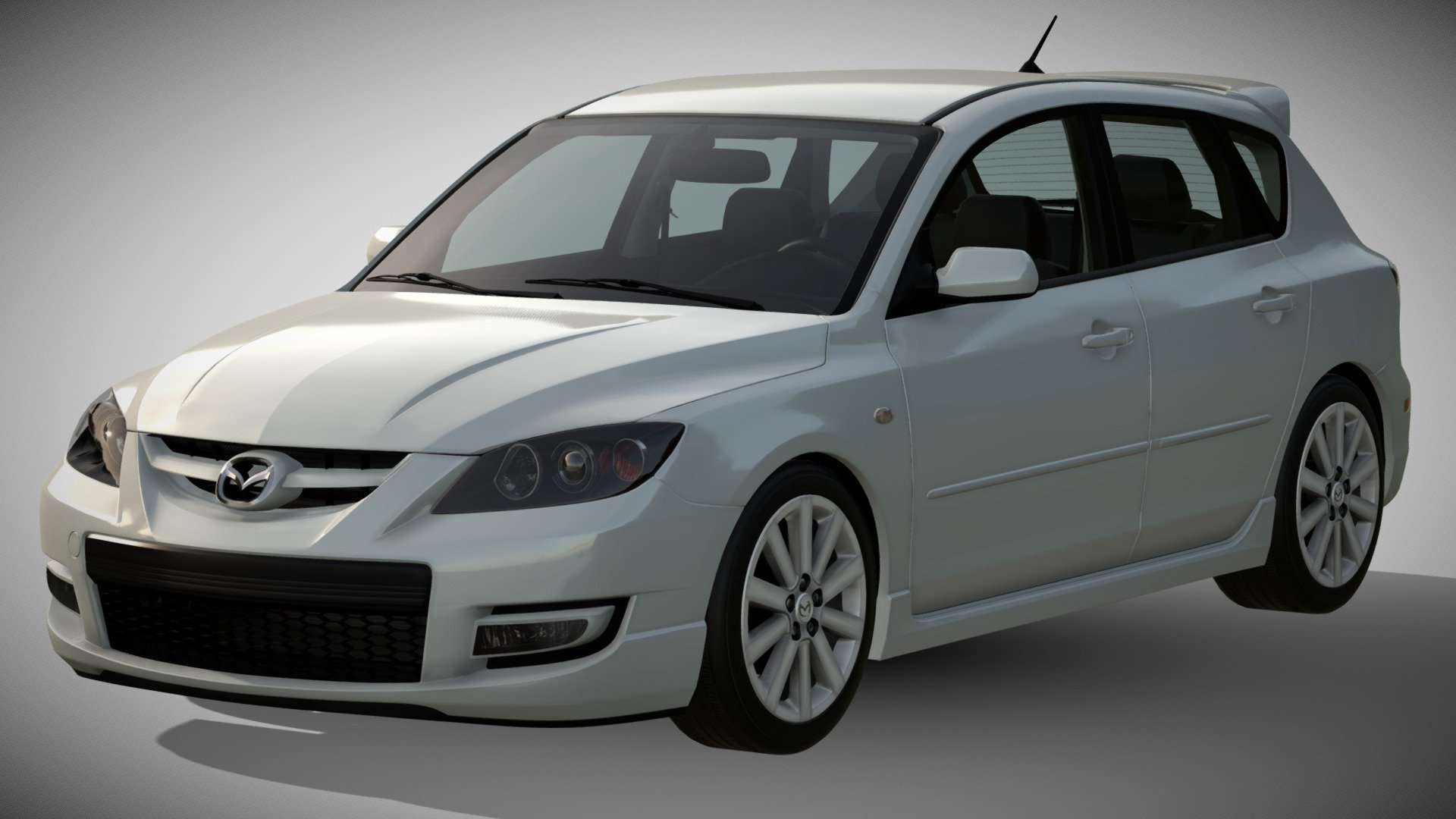 2007 Mazda Mazdaspeed 3 - Download Free 3D model by Ddiaz Design ...