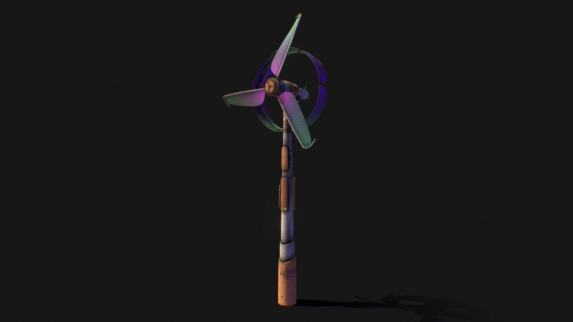 Solarpunk wind turbine (1) - Download Free 3D model by angeliqueshelley ...