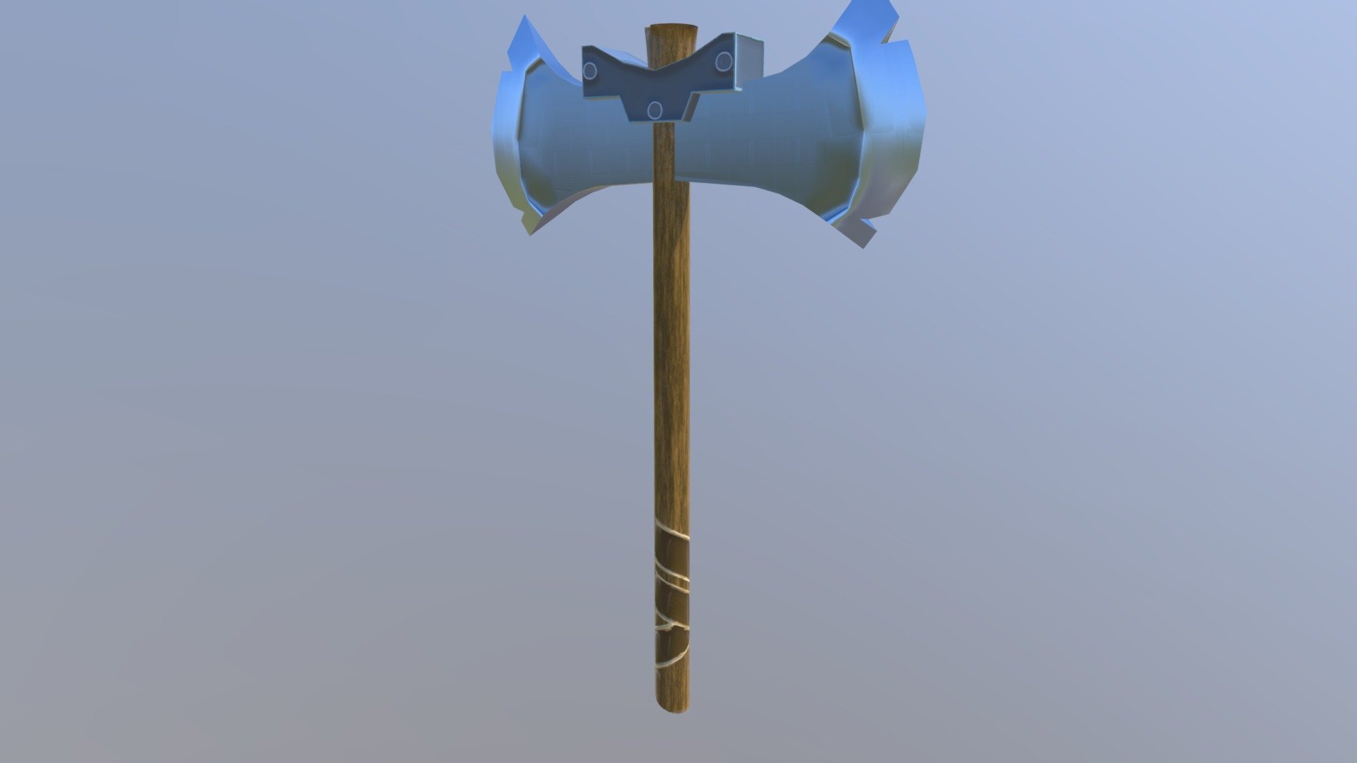 Double- Bladed Axe - 3D model by kieranrobbins0127 [cb28ca8] - Sketchfab