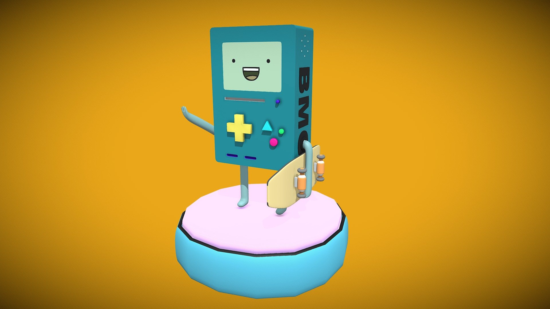 BMO - Download Free 3D model by Pizzaz [cb29eda] - Sketchfab