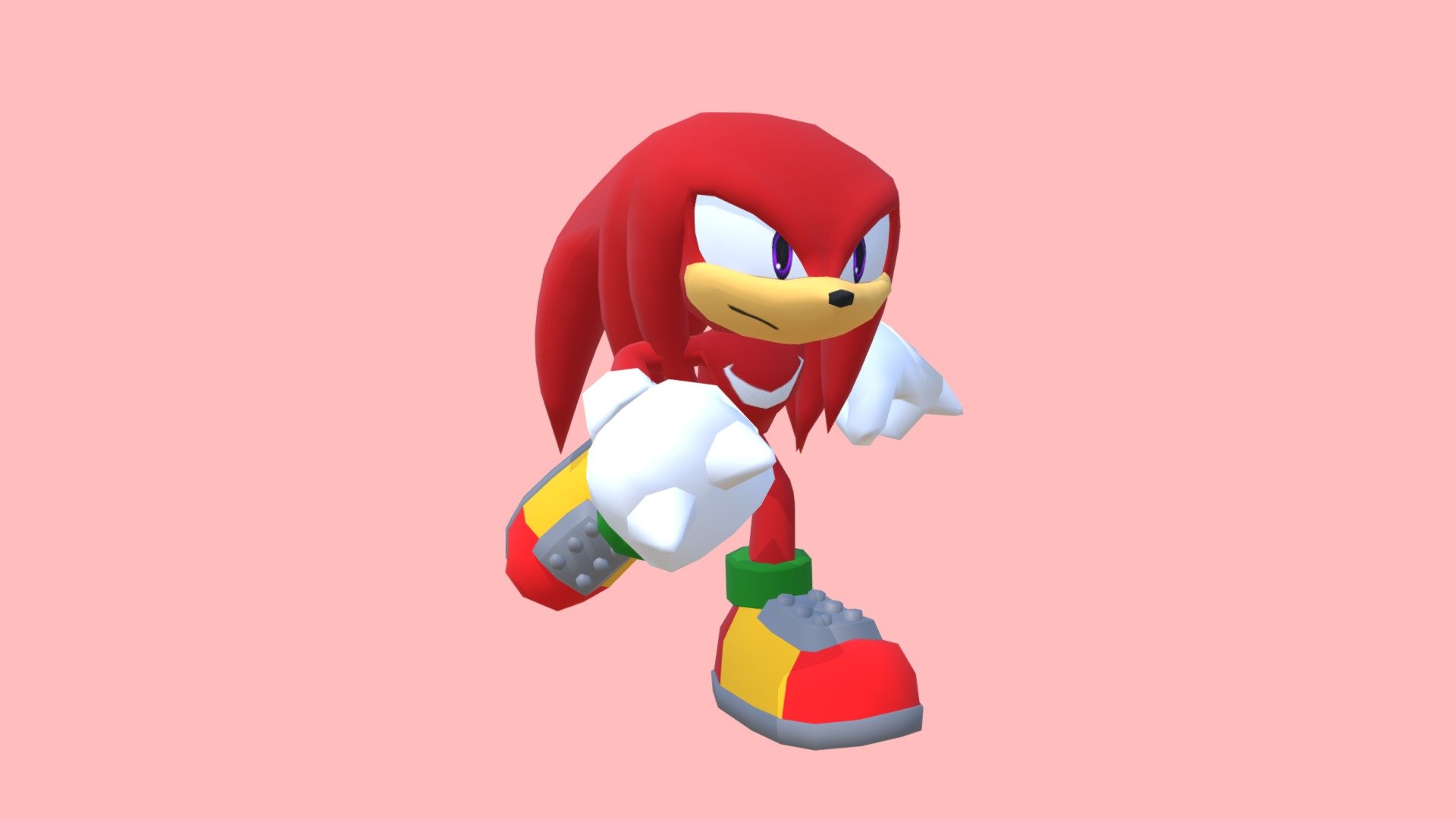 ANIMATIONS Knuckles - SRA Model - Download Free 3D model by clwent ...