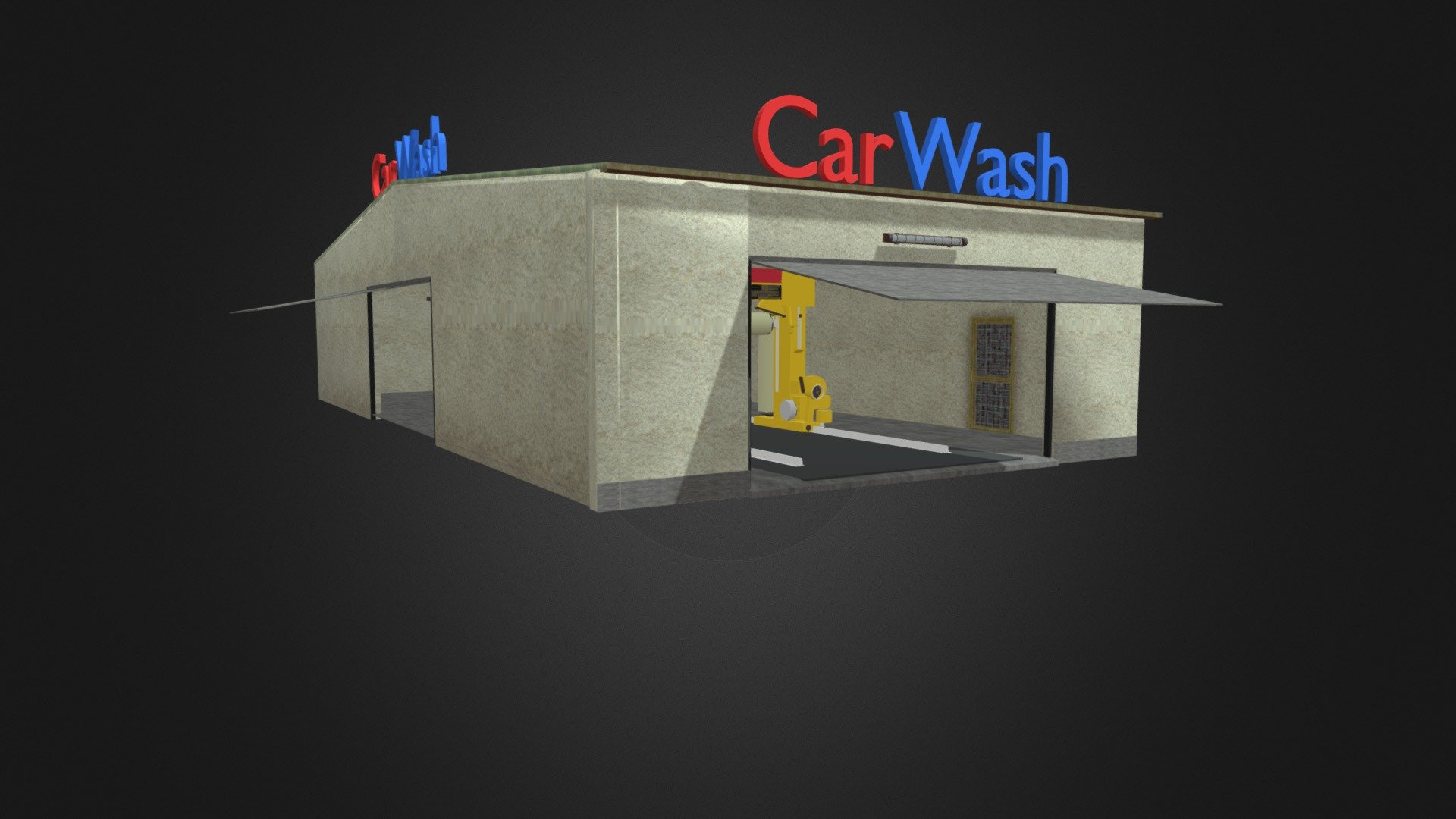 Car wash - 3D model by zaidi40621 (@xaidi40621) [cb2cbf4] - Sketchfab