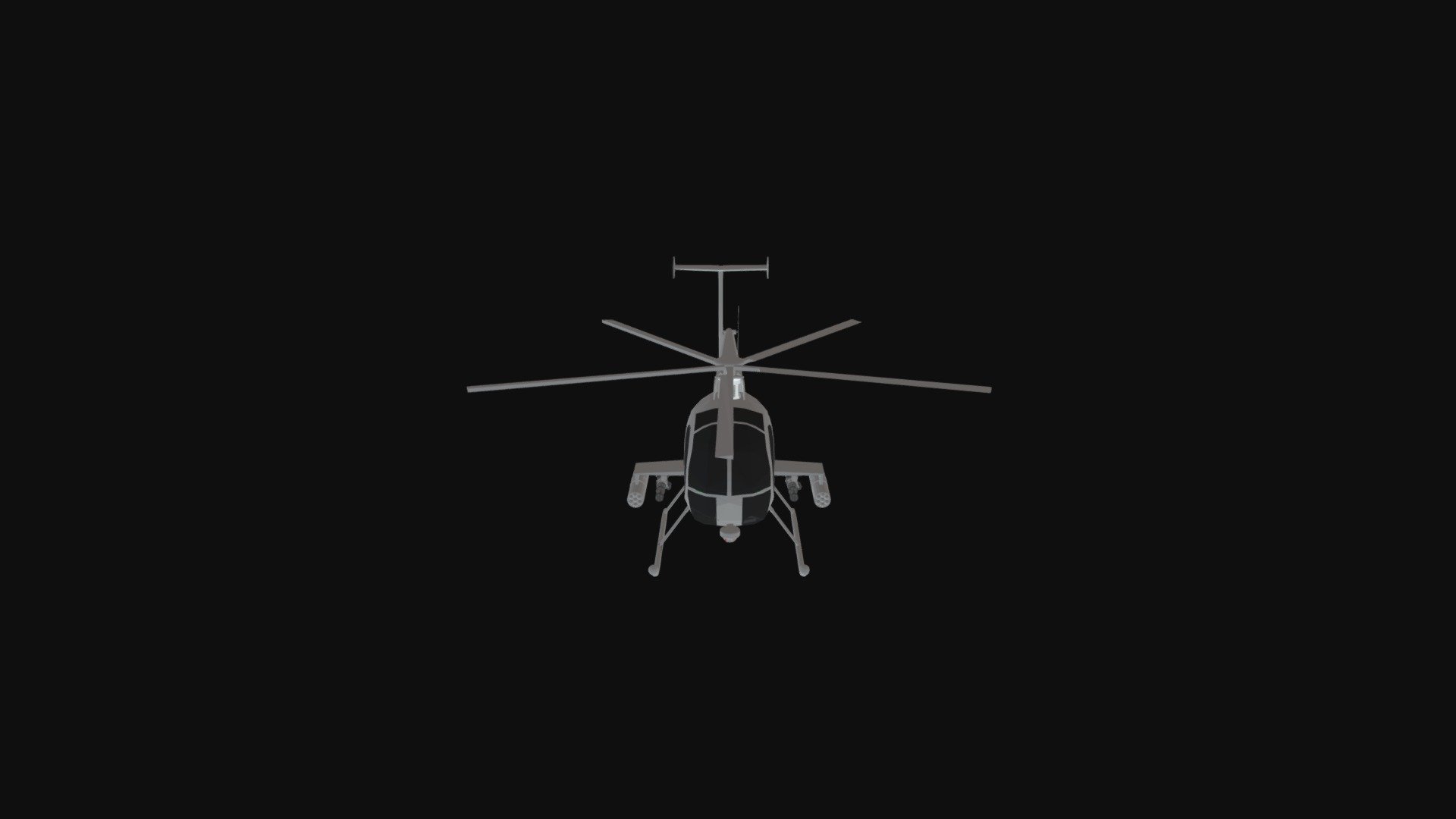 Helicopter Little Bird - 3D model by sandra-studio (@sandra_kawar ...