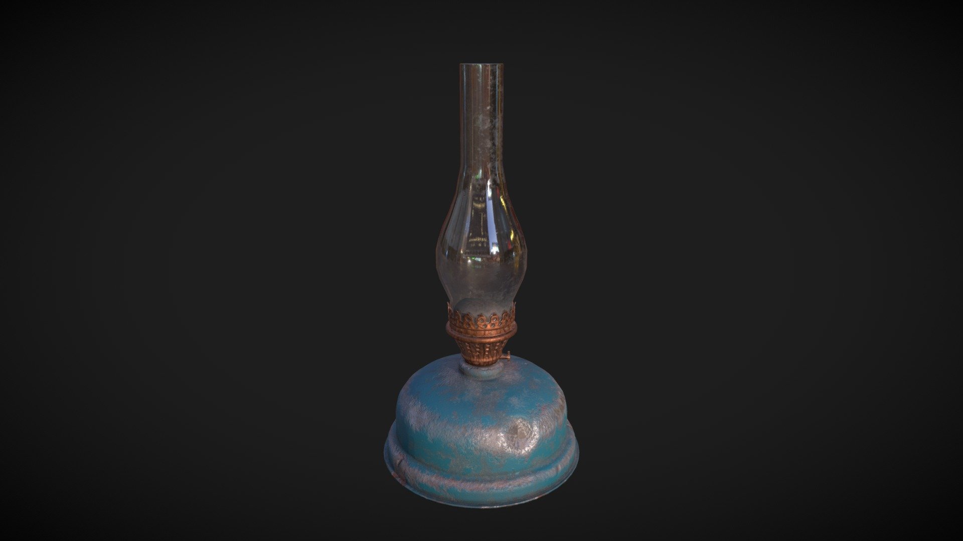 Kerosene lamp - Download Free 3D model by Kesenkai [cb2e60e] - Sketchfab