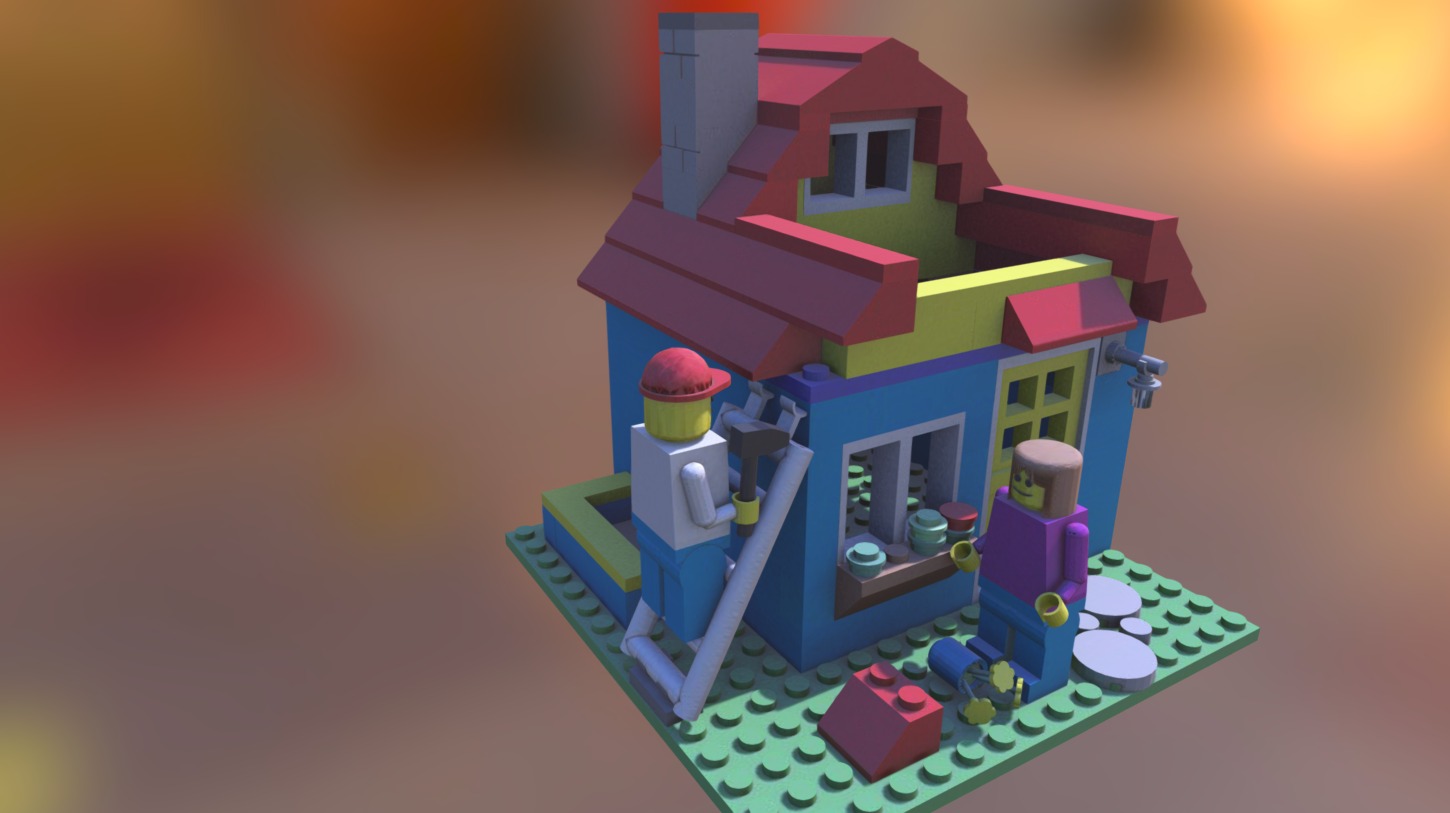 Lego House - Max - 3D model by ralphkreider [cb31ada] - Sketchfab