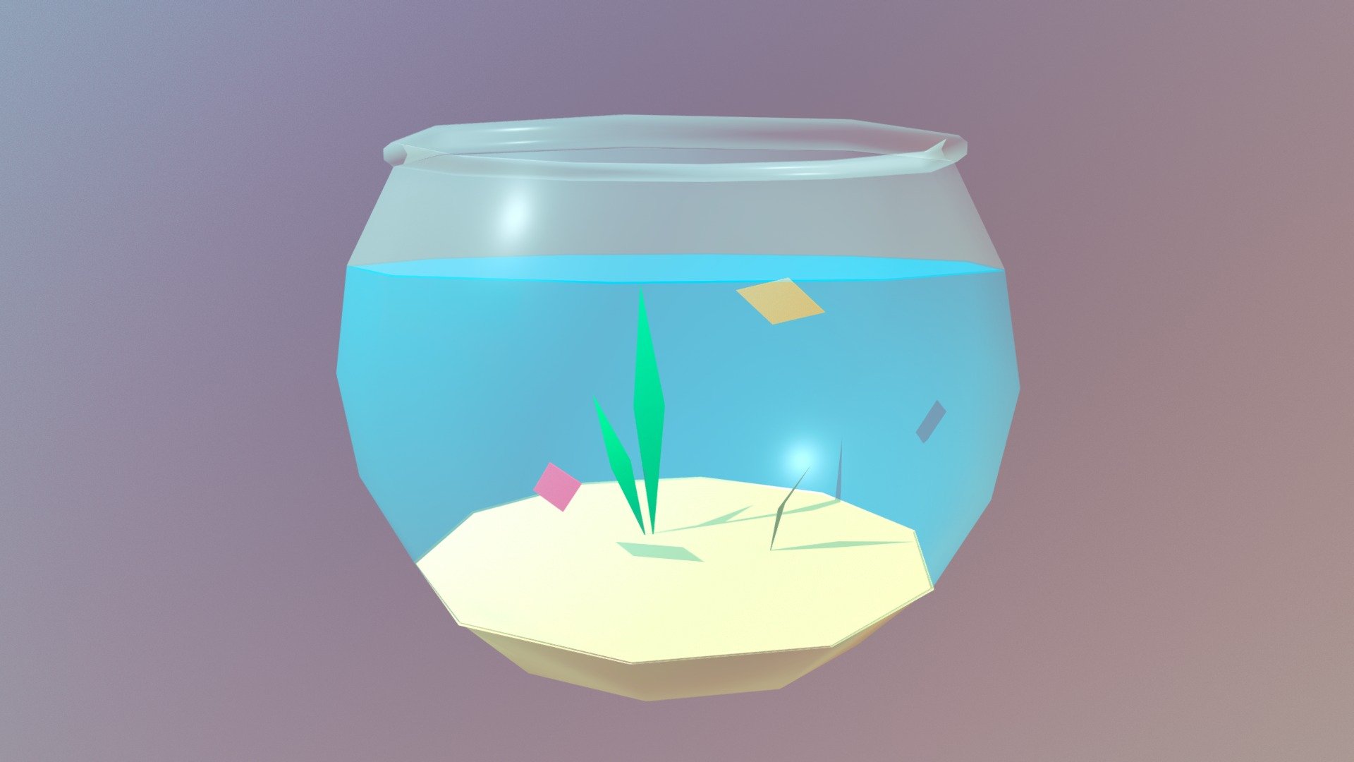 Fish Bowl - Household Props Challenge - Day 1 - Download Free 3D model ...