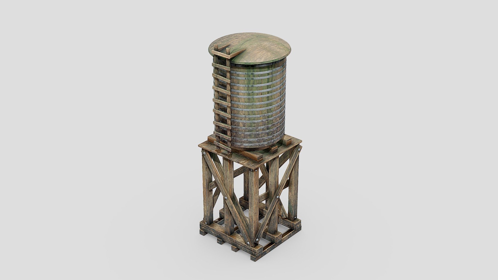 Water Tank-Freepoly.org - Download Free 3D model by Freepoly.org ...