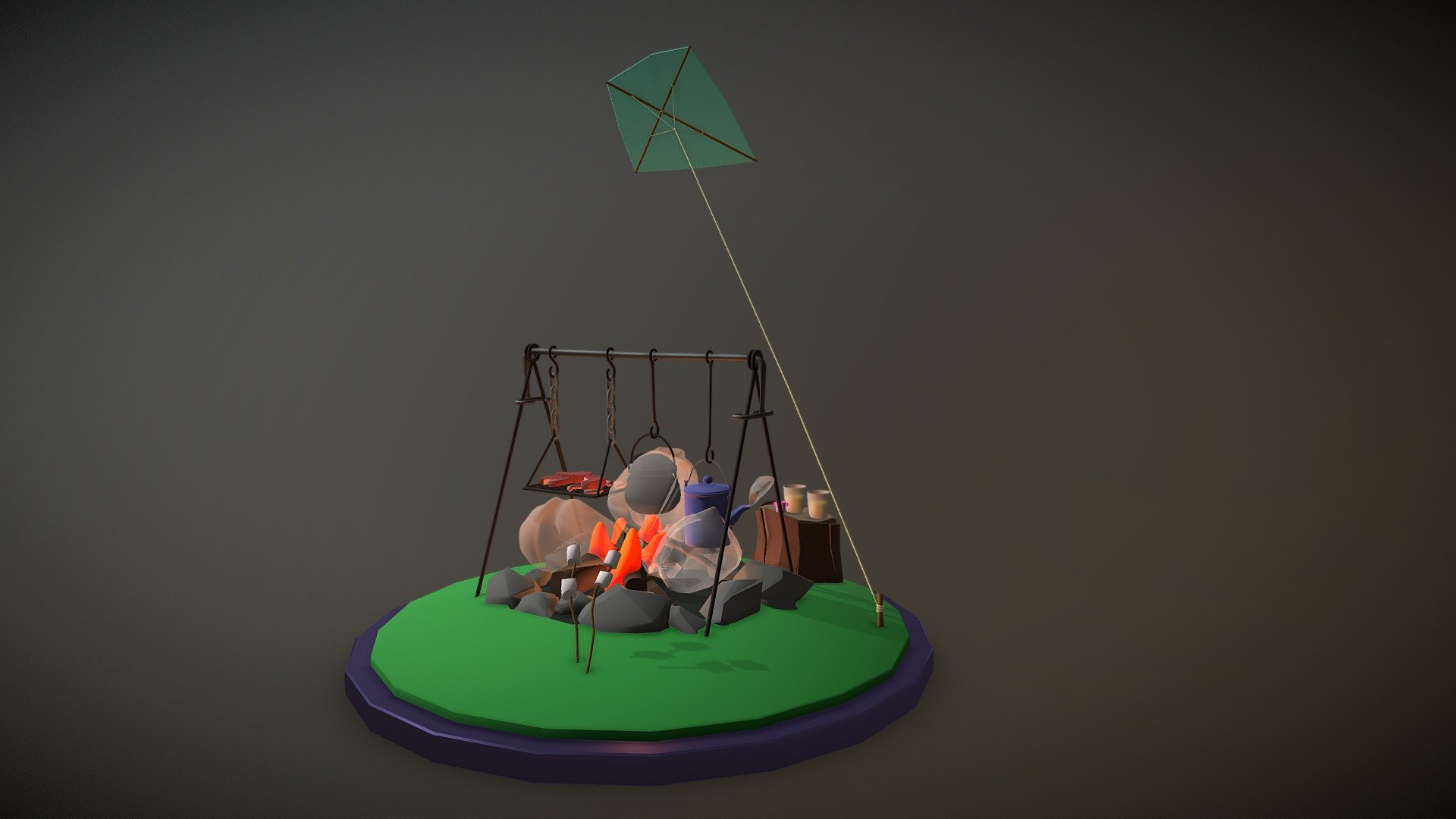 Camp Family - 3D model by Kuprus [cb3399f] - Sketchfab