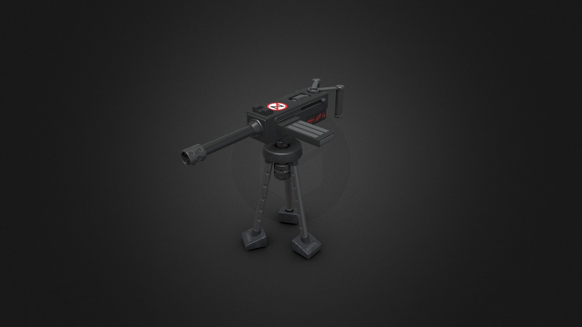 The Grinder (Machine Gun) - 3D model by RyanTheNarrator [cb35d39 ...