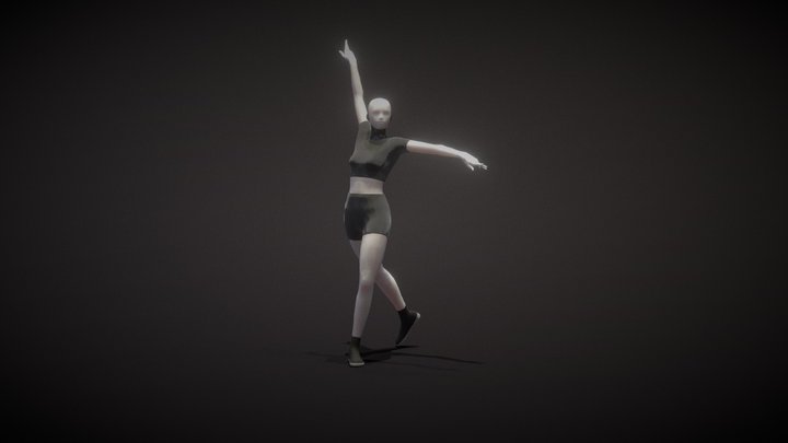 Dance-animation 3D models - Sketchfab