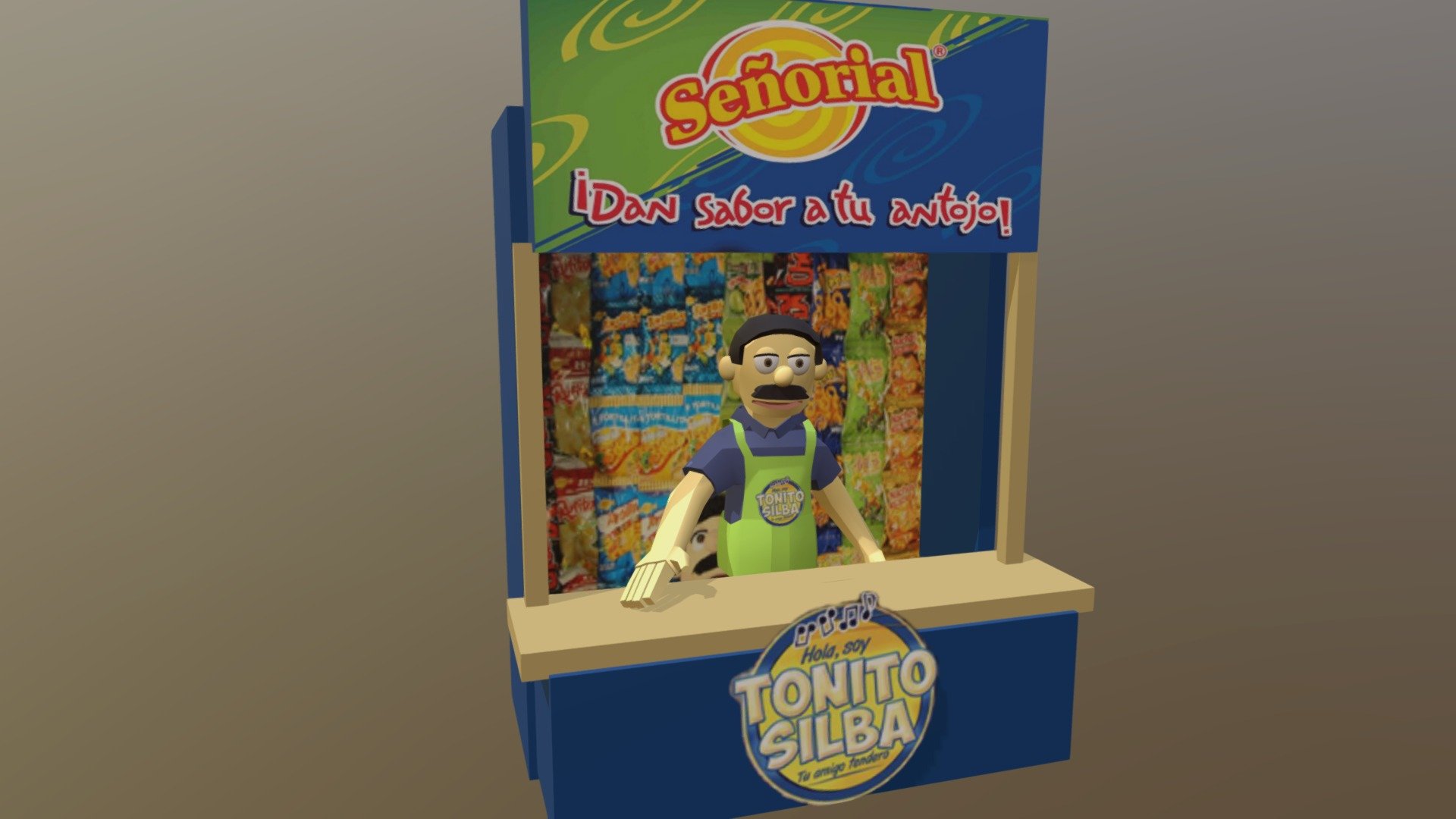 Tonito Silva - 3D model by EYEFLY Productions (@EyeFly) [cb37743 ...