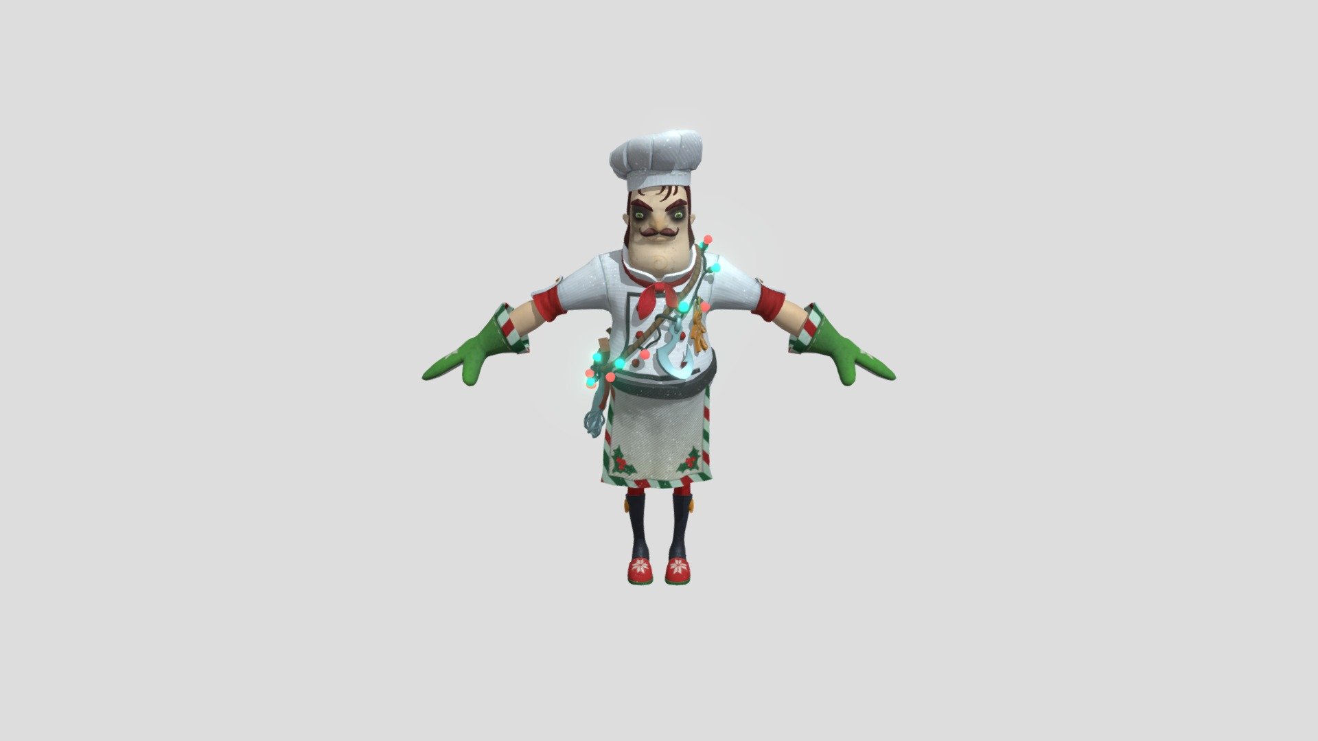 Secret Neighbor Butcher Baker - Download Free 3D model by morsita ...