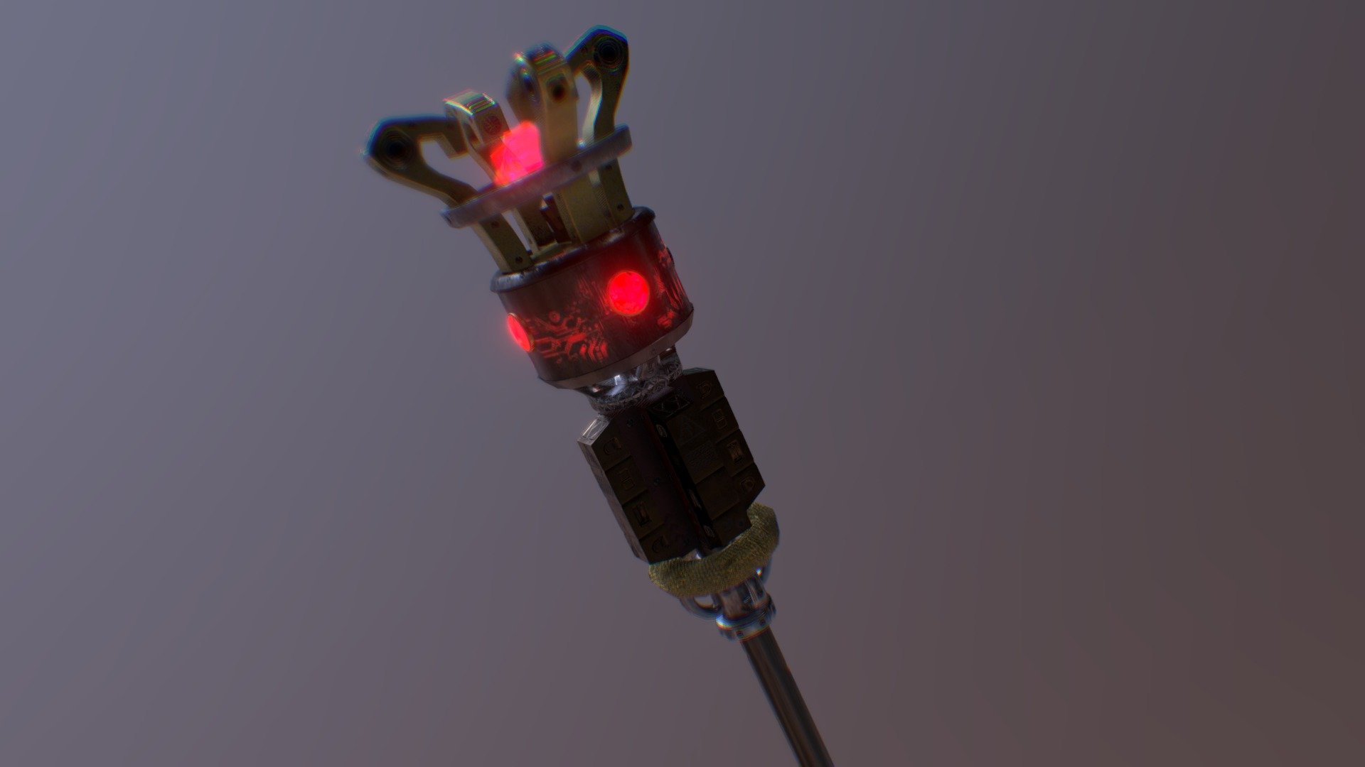 Corrupted Staff - 3D model by Smokahontas [cb3d9b3] - Sketchfab